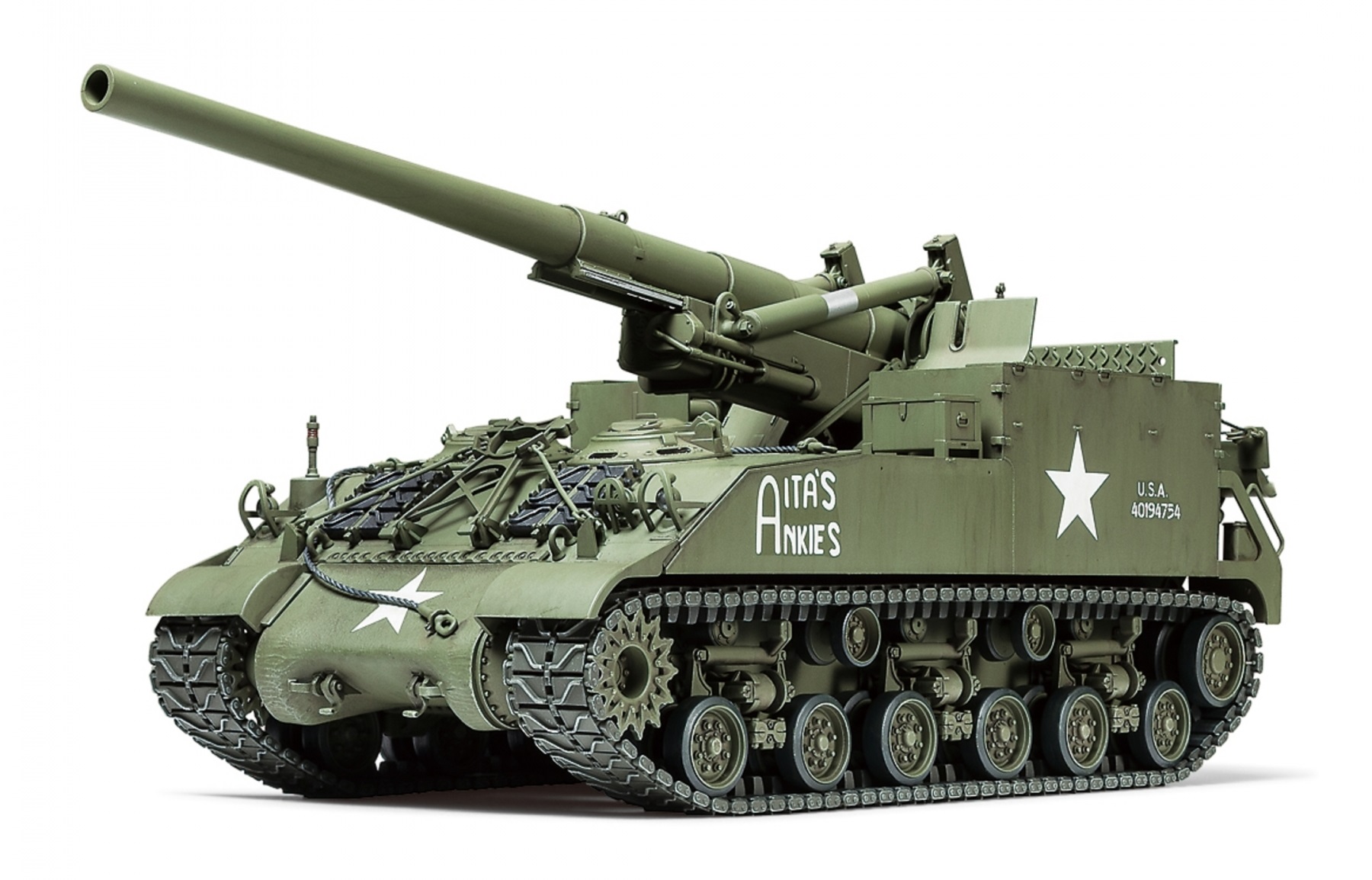 US M40 155mm Howitzer SPG (8) 1:35 Tamiya - smartmodelismo.pt